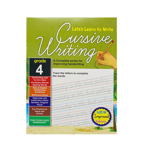 Let's Learn to Write Cursive writing Books (Grade 0-5) – School Mall ...