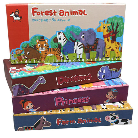 26 PCs Alphabets Strip Puzzles – School Mall - Educational Toys ...