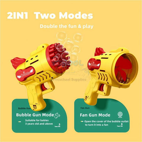 29 Holes Bubble Machine Gun with Colorful Lights – School Mall ...