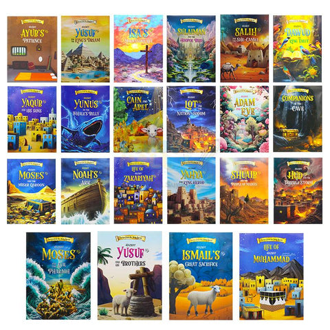 Set of 22 Books of Stories of the Prophets in the Holy Quran – School ...