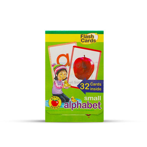 Small Alphabet Flash Cards Apple Series – School Mall - Educational ...