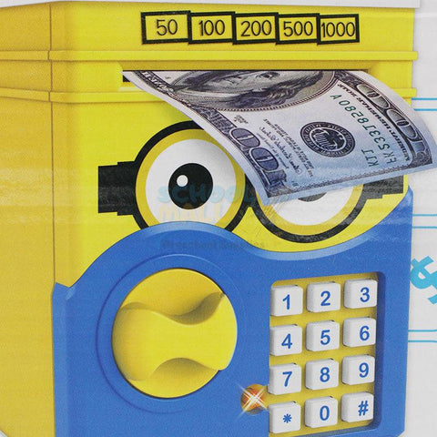 Minion Money Saving ATM Box – School Mall - Educational Toys ...