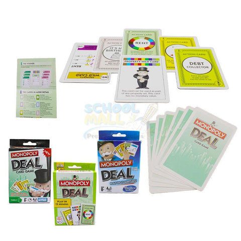 Monopoly Deal Card Game for Kids – School Mall - Educational Toys ...