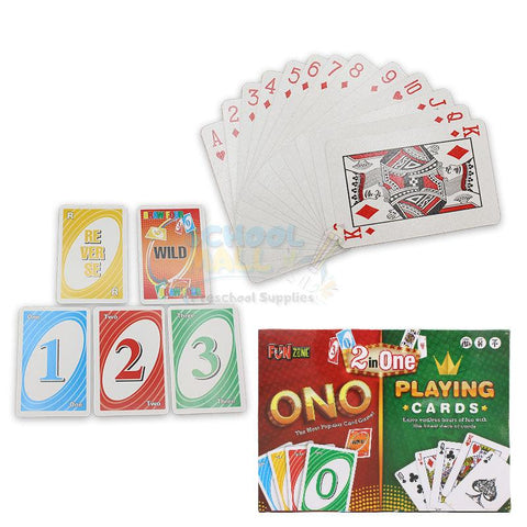 ONO 2 in 1 Game Playing Cards – School Mall - Educational Toys ...