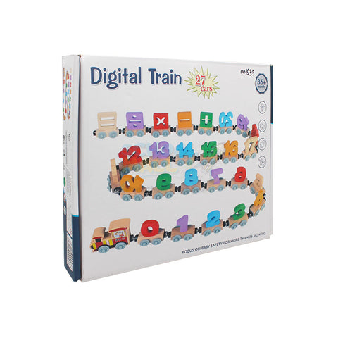 Wooden Magnetic Digital Train 0 to 20 with Signs – School Mall ...
